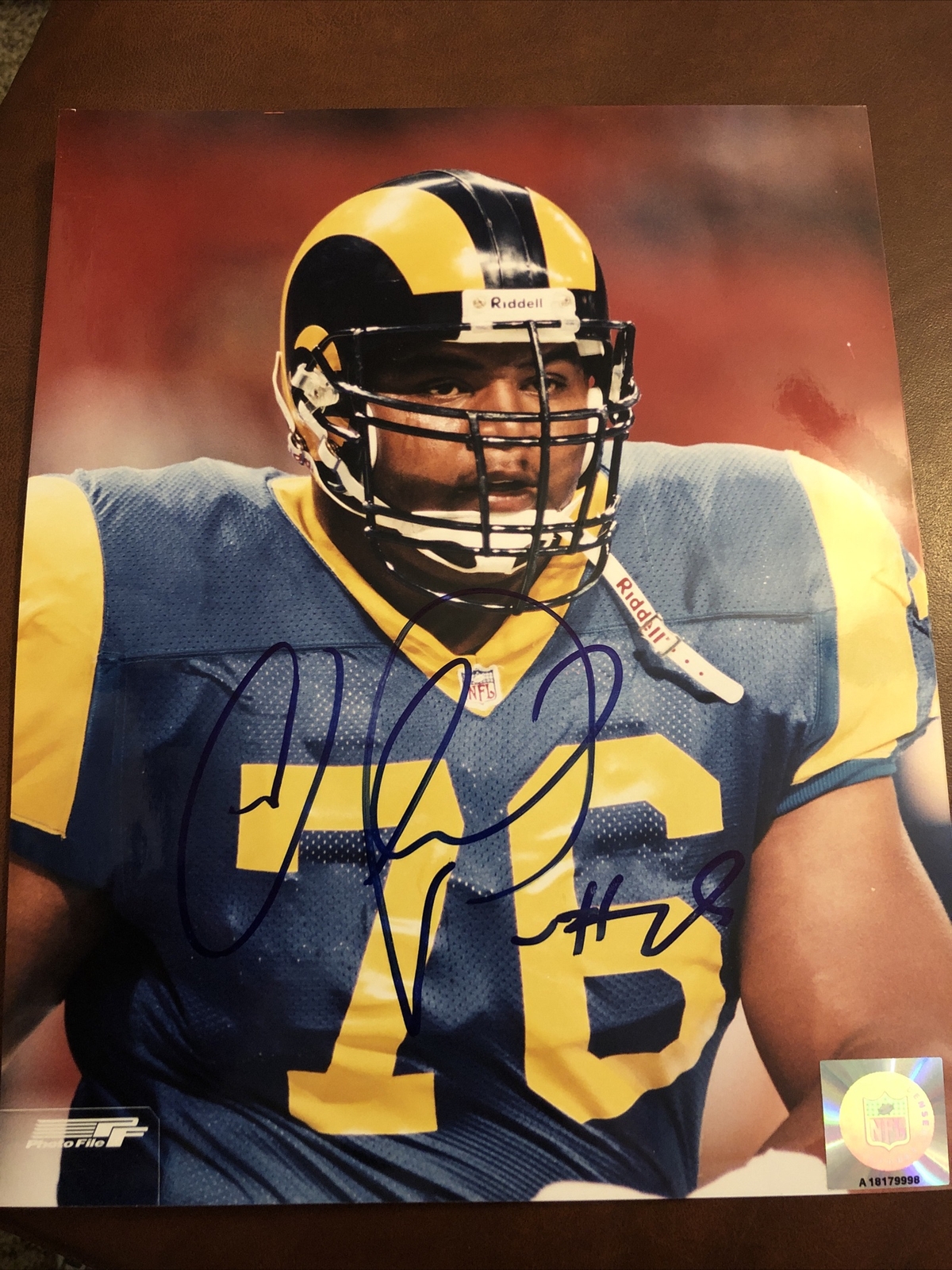 ORLANDO PACE Signed 8X10 autograph St. Louis Rams HOF | eBay