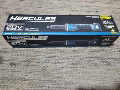 Hercules 20V 1/4" Brushless Die Grinder Rotary Tool Only - HCB64B | eBay