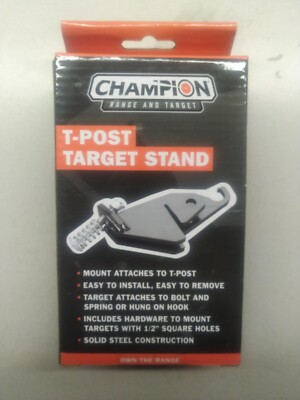 Champion Traps and Targets T-post Target Stand Black 44102 | eBay