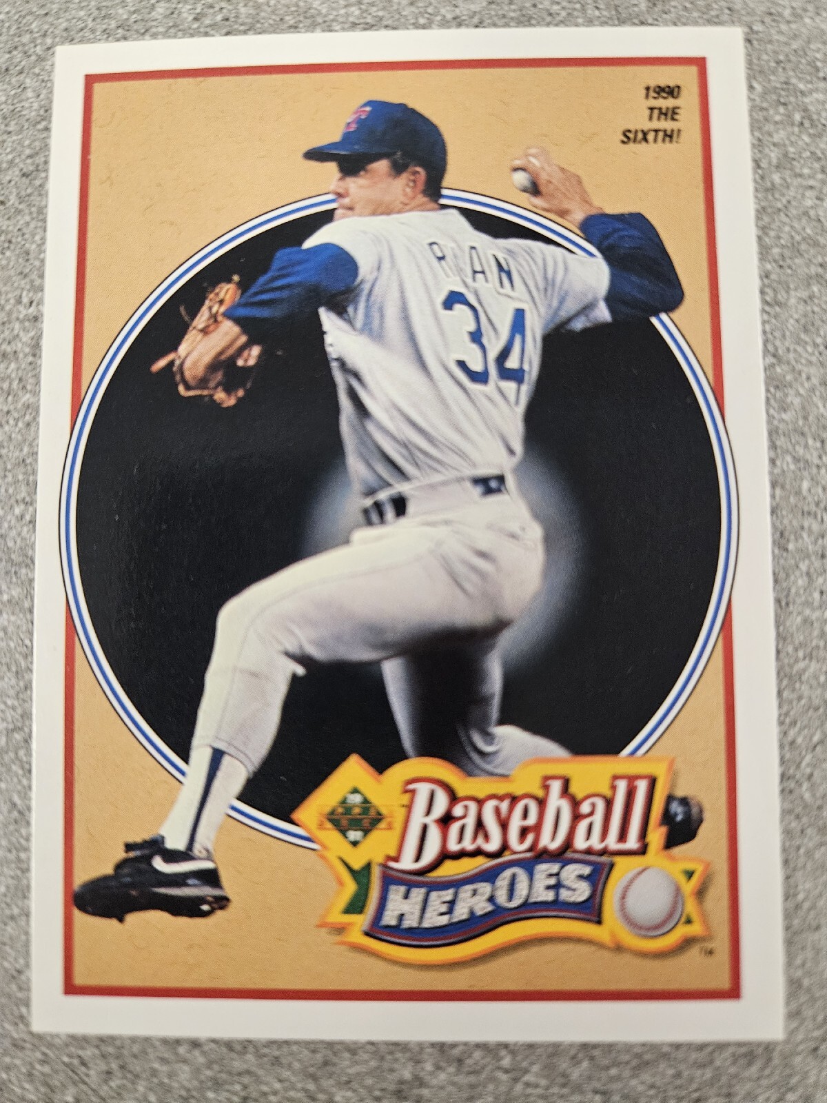 1990 Upper Deck Nolan Ryan HOF Baseball Heroes 1990 the Sixth #16 | eBay