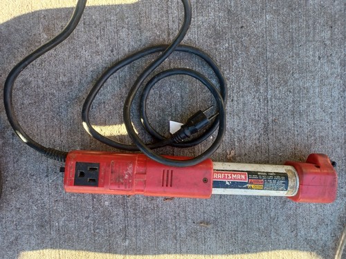 Red Craftsman Electric Fluorescent 13 Watt W Work Light Flashlight ...