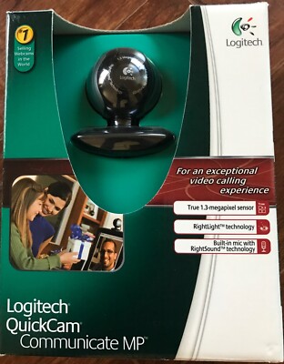 NEW OPEN BOX Logitech QuickCam Communicate MP (S 5500) 1.3mp Webcam, video chat | eBay
