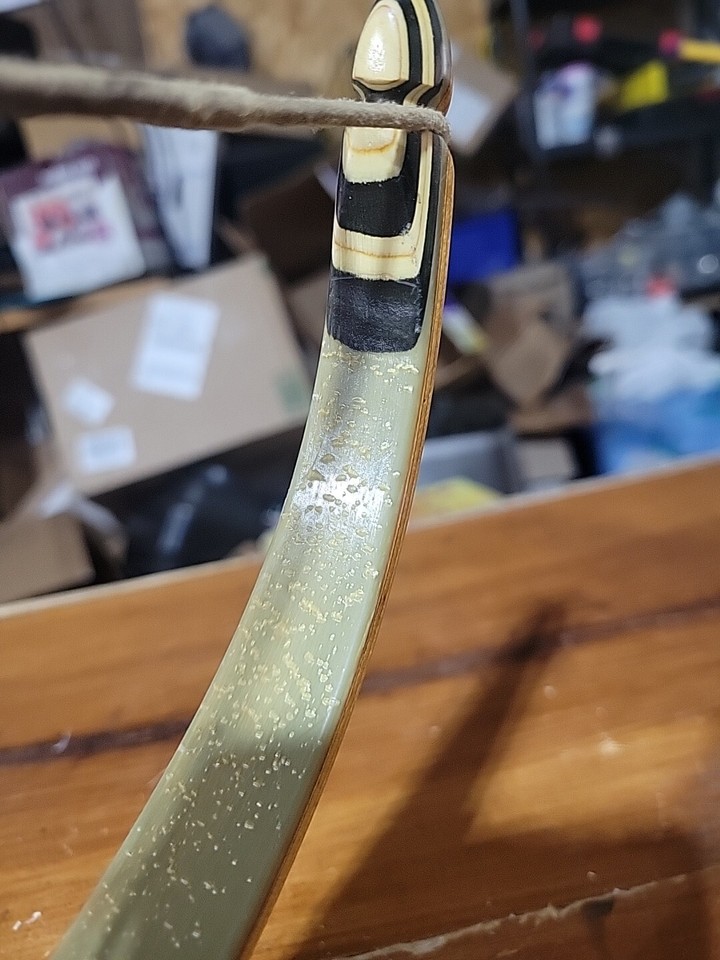 Vntg 1953 BEAR Archery Glass Powered KODIAK Hunter Recurve BOW RH 64 ...