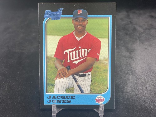 JACQUE JONES 1997 BOWMAN #329 1ST PROSPECT BASE CARD / MINNESOTA TWINS ...