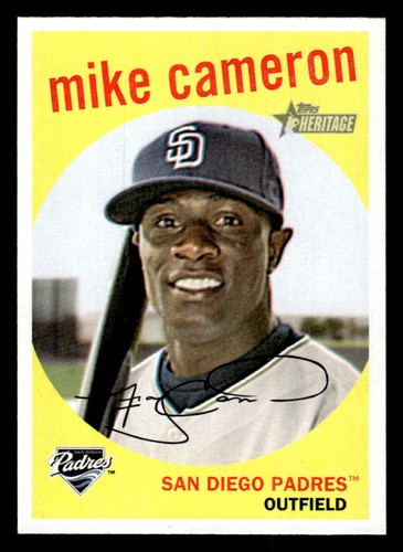 Mike Cameron San Diego Padres 2008 Topps Heritage #174b | eBay