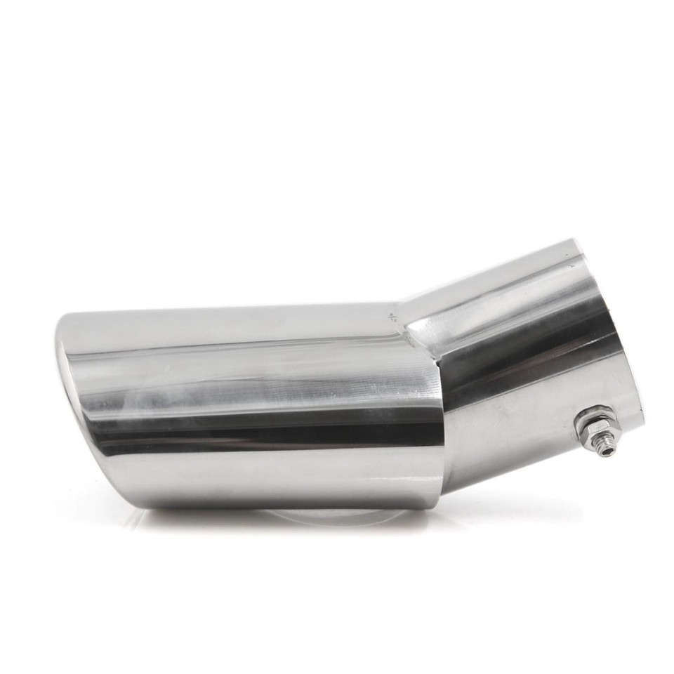 Stainless Steel 75mm Inlet Slant Cut Car Exhaust Muffler Tip Tail Pipe ...