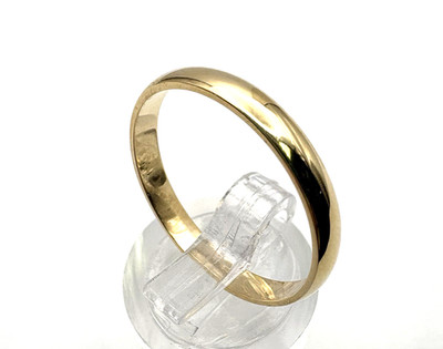 estate 14k yellow gold 3mm band 2.4g sz10 $499 #780 | eBay