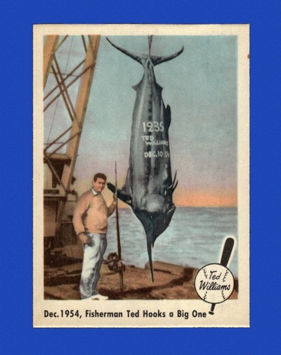 1959 Fleer Set-Break # 54 Ted Hooks Big One NM-MT OR BETTER *GMCARDS ...