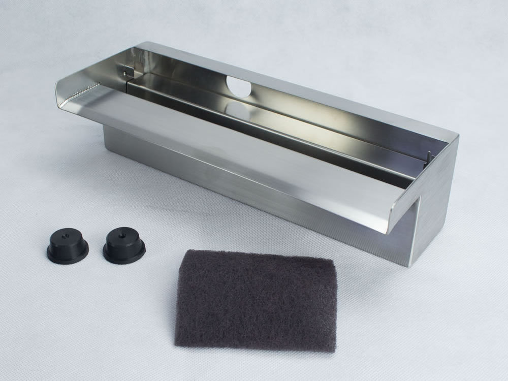 American Pond Stainless Steel 12" Waterfall Spillway Weir 1000 GPH ...