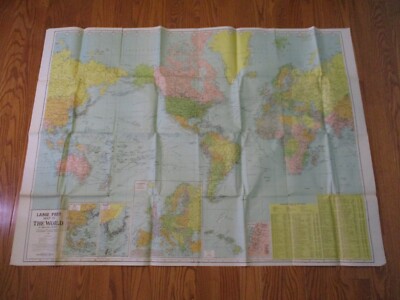 World Maps - Large Antique World Map
