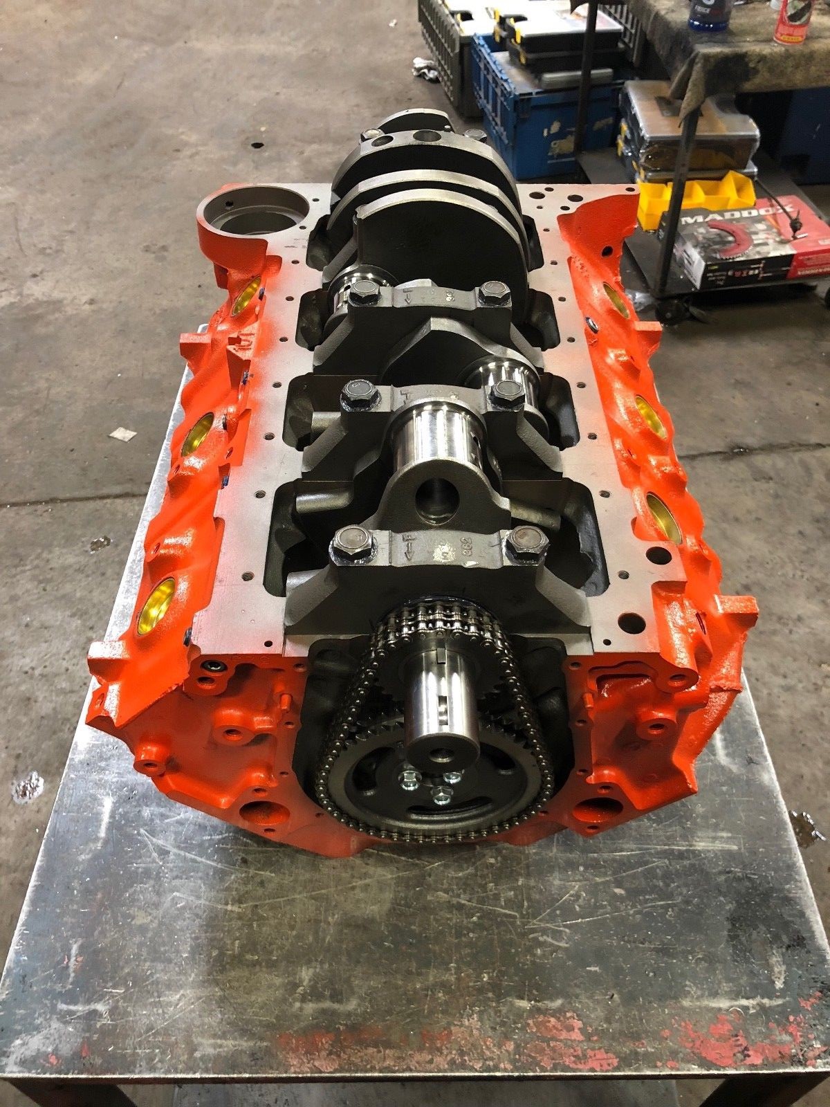 CHEVROLET 496 454 509 540 427 STROKER REBUILT ENGINE RECTANGLE 2 BOLT ...