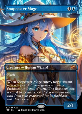 Snapcaster Mage MTG Stand In Custom Game Card Commander High Quality | eBay