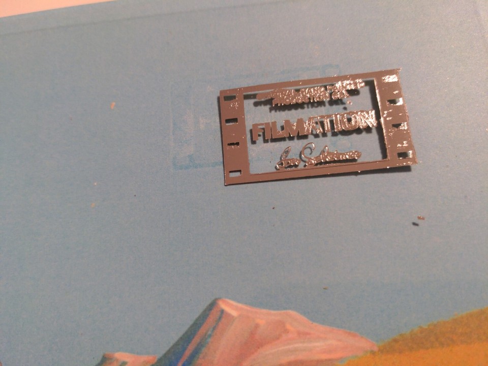 VINTAGE THE FLASH ANIMATION CEL cartoon background production art 1960 ...