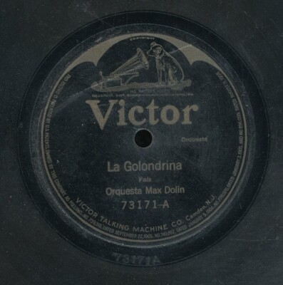 78tk-Inter. dance Latin-VICTOR 73171-Max Dolin Orch-(La Golondrina/Si ...