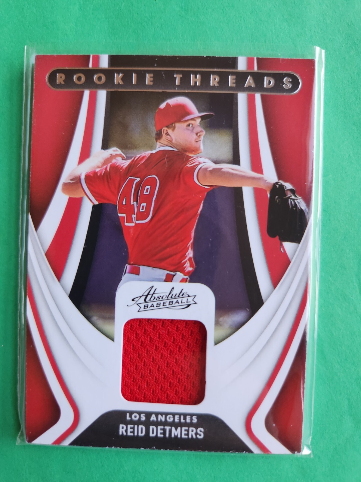 2022 Panini Absolute Reid Detmers Rookie Threads LA Angels #RT-RD | eBay