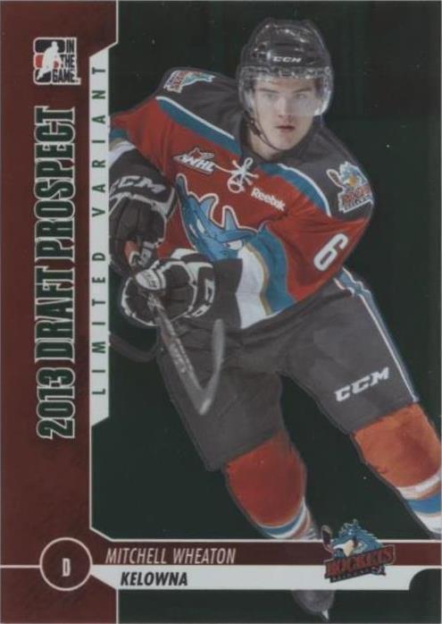 2013 In the Game Draft Prospects - Mitchell Wheaton #52 Limited Variant Emerald /50 (RC) for ...