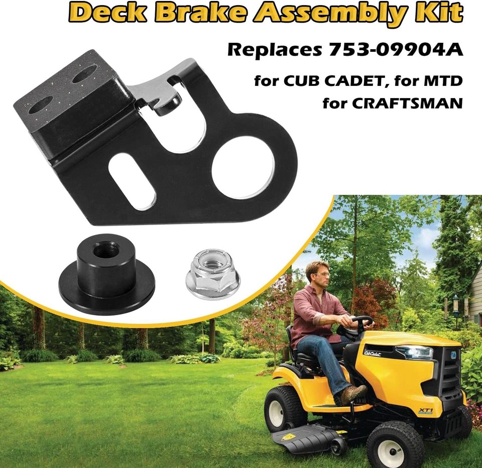 753-09904A Deck Brake Assembly Kit for MTD, CUB Cadet, Craftsman, XT1 ...