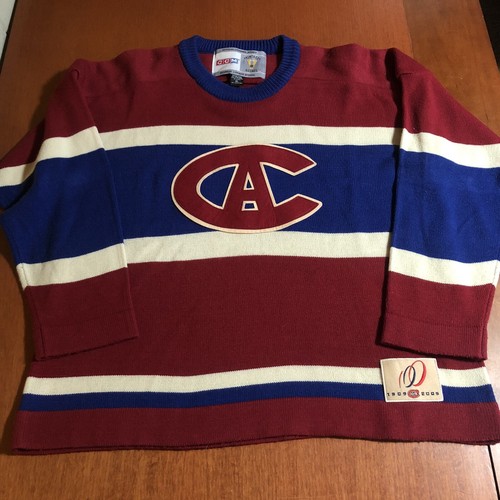 CCM Montreal Canadiens 2009 100th Anniversary Vintage Wool Sweater ...