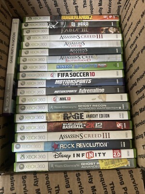 Lot Of 20 Complete XBOX 360 Games Lot GO | eBay