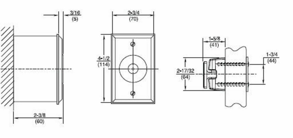 Rixson FM 991 SA 24VDC Wall Magnet for Hazardous Locations NOS Aluminum ...