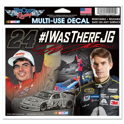 Jeff Gordon Multi-Use Colored Decal 5" x 6" NASCAR | eBay