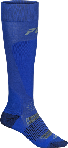 Fly Racing Snow Midweight Wool Sock Blue Lg/Xl Socks | eBay