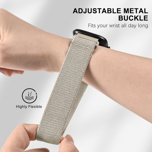 5 Pack Elastic Nylon Watch Band Compatible with Amazfit Bip 6/ Bip 5 ...