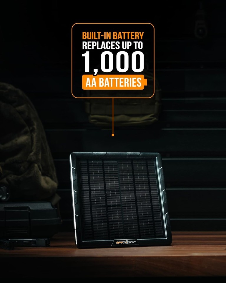 SPYPOINT SPLB-10 Compact Solar Panel Lithium Battery Powered | eBay