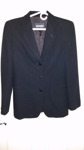 Giorgio Armani Black 3 Button Blazer - Size 42/6 - Gem