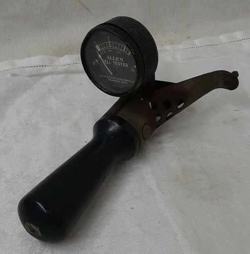 1950's Vintage primitive Allen Cell Tester antique wood handled battery ...
