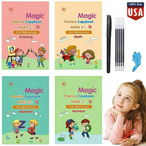 New Groovd Magic Copybook Grooved Children's Handwriting Book Practice ...