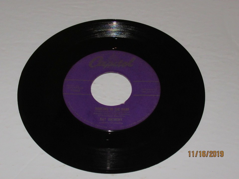 Ray Anthony: Dragnet / Dancing In The Dark / 45 Rpm 1953 Capitol 2562 ...