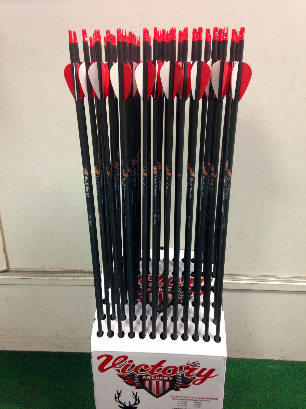 1 DZ. VICTORY Buck Buster carbon arrows 350 400 500 **INSERTS AND ...