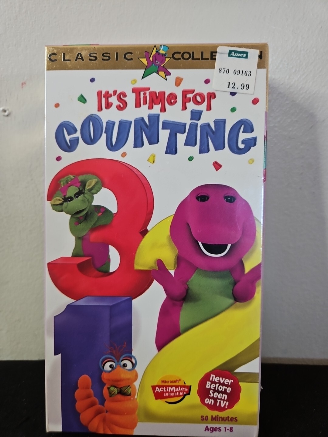 Vtg Barney It’s Time For Counting VHS Brand New Sealed Classic ...