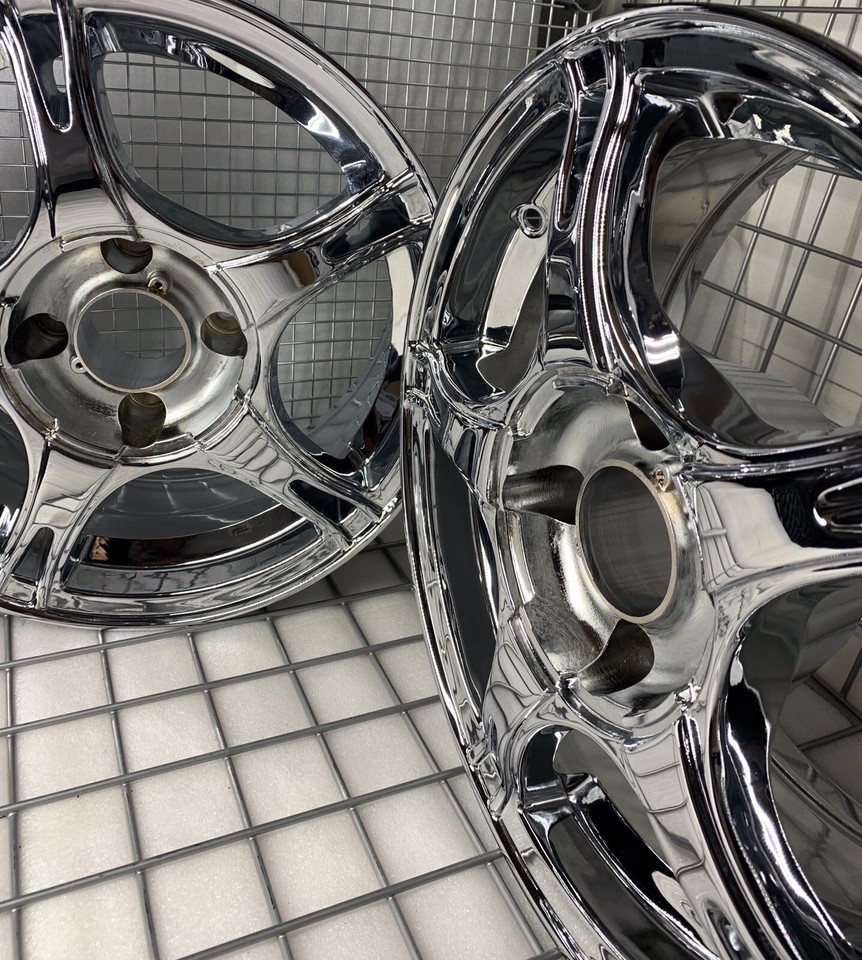 Harley LEAMAN TRIKE TRI GLIDE REAR Chrome Wheels 2000 -08 15”x7” Rims ...