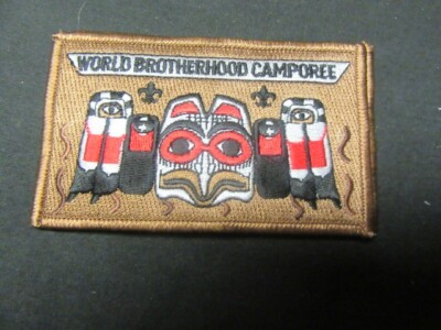 World Brotherhood Camporee Rectangle Brown Pocket Patch RCP | eBay