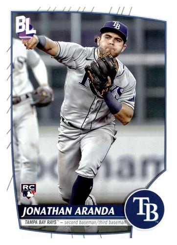2023 Topps Big League 12 Jonathan Aranda Tampa Bay Rays RC | eBay