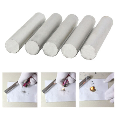 5PCS/Set Magnesium Rod Camping Survival Gear Igniter Magnesium Metal ...