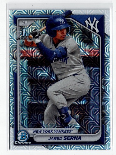Jared Serna 2024 Bowman Chrome #BCP-68 1st Bowman Mojo Refractor Rookie ...