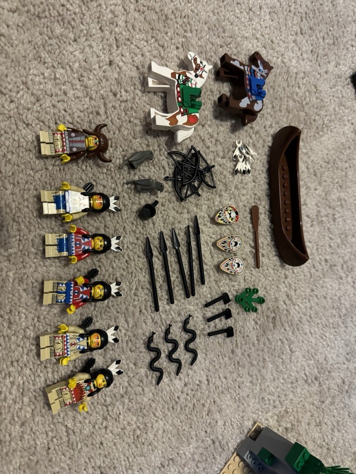 LEGO 6748 WESTERN INDIANS BOULDER CLIFF CANYON Complete w/ instructions ...