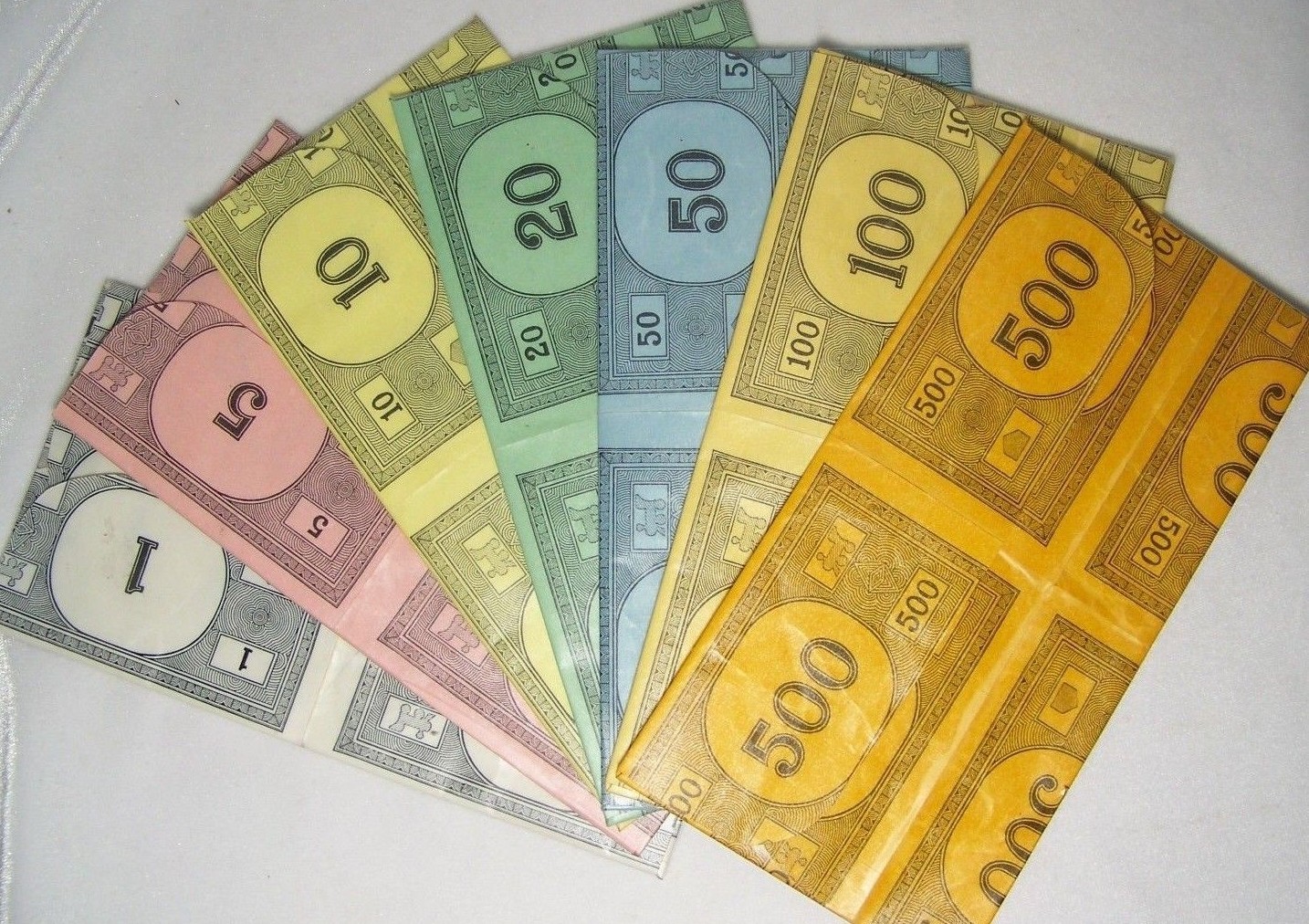 Vintage $1.00 Monopoly Money Wallet Crafted Billfold Board Game | eBay