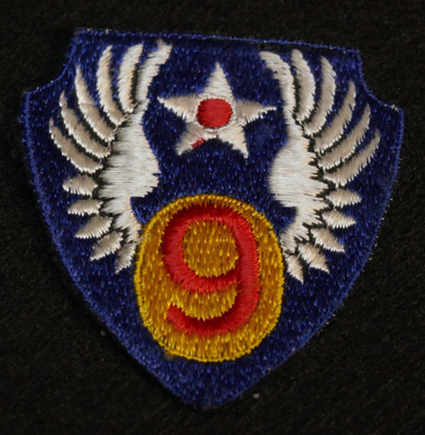WWII US AAF 9th Army Air Force SSI Shoulder Patch English Theater Made ...