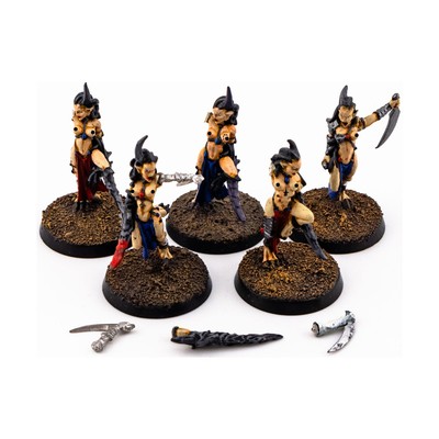 40K Chaos Daemons Troops 28mm Daemonettes Collection #14 (Juan Diaz ...