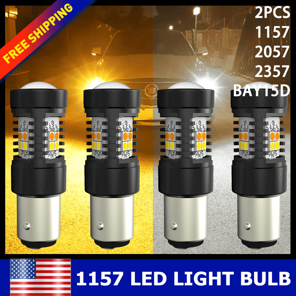 4x 1157 BAY15D 23-SMD LED Tail Brake Stop Reverse Turn Signal Light ...