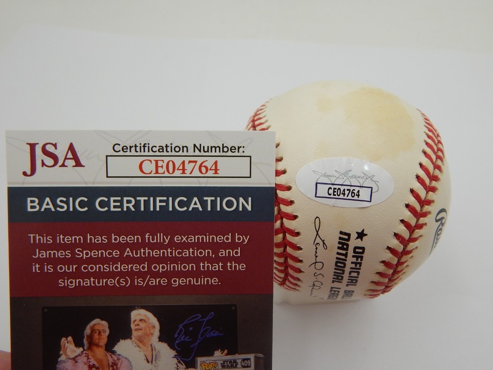 JOHNNY CALLISON Signed N.L. Baseball ‘59 White Sox/Phillies JSA COA | eBay