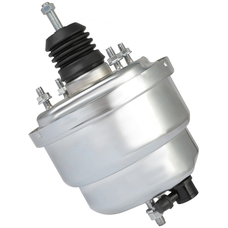 Universal For Street Rod Chevy GM 7" Dual Diaphragm Chrome Power Brake ...