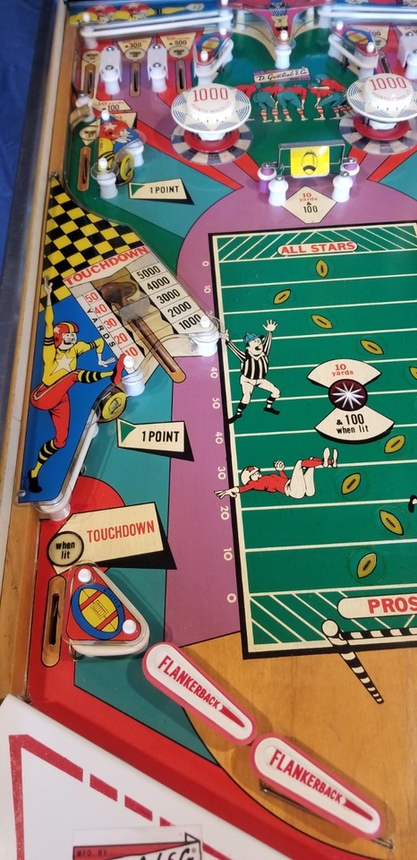 Pro-Football Pinball Machine (1973 Gottlieb) Completely Refurbished | eBay