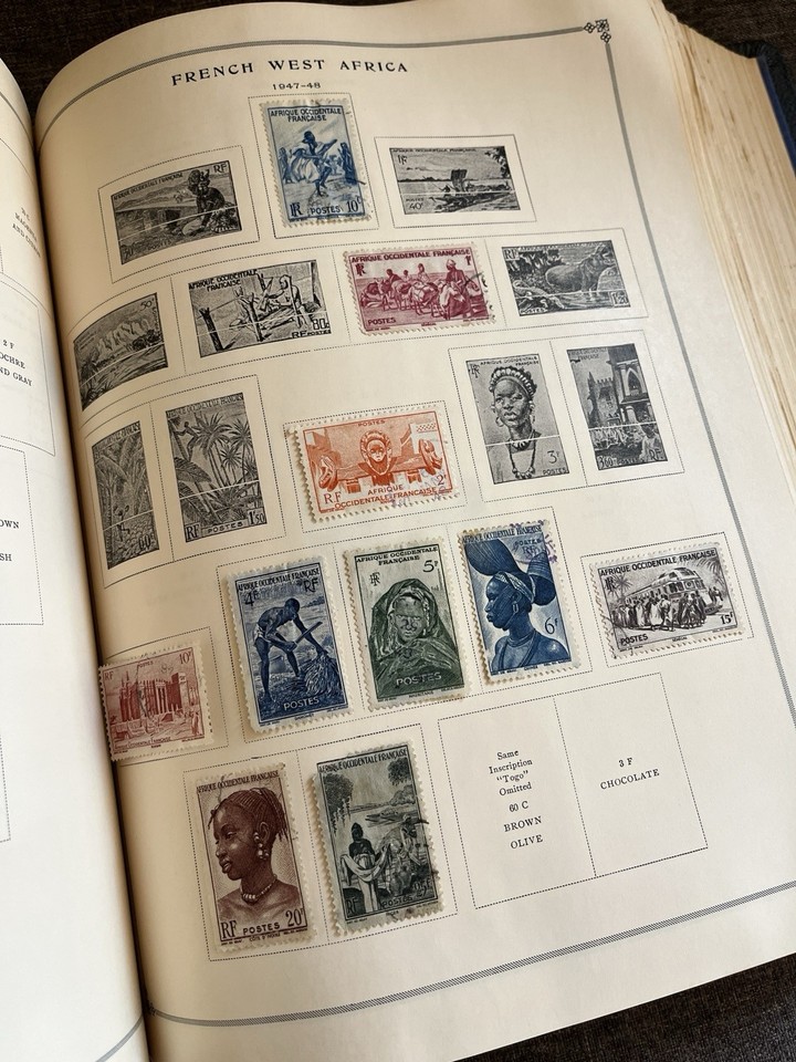 Minkus Global Stamp Album II, III, & IV, and International Stamp Album ...