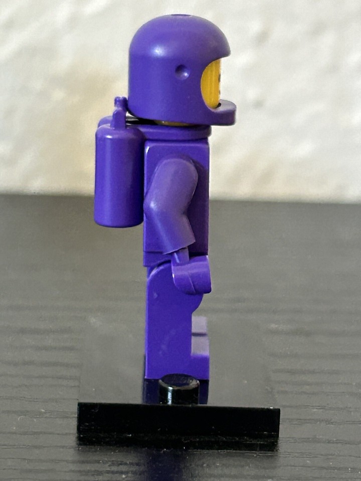Purple Classic Spaceman Minifigure w/ non-fading logo (custom) | eBay