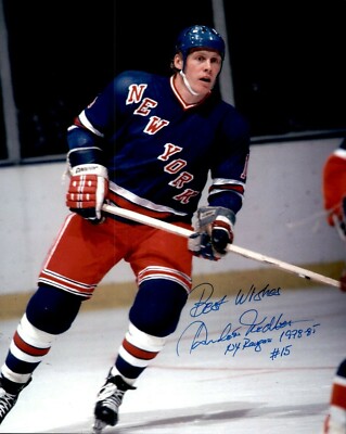 Anders Hedberg Signed & Inscribed New York Rangers 8x10 Photo | eBay